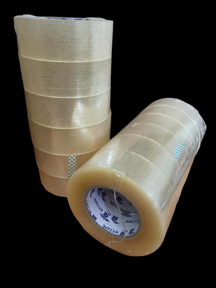 6 ROLLS PACKAGING TAPES 50M/100M/200M/300M BIG ROLLS ADHESIVE TAPES ...