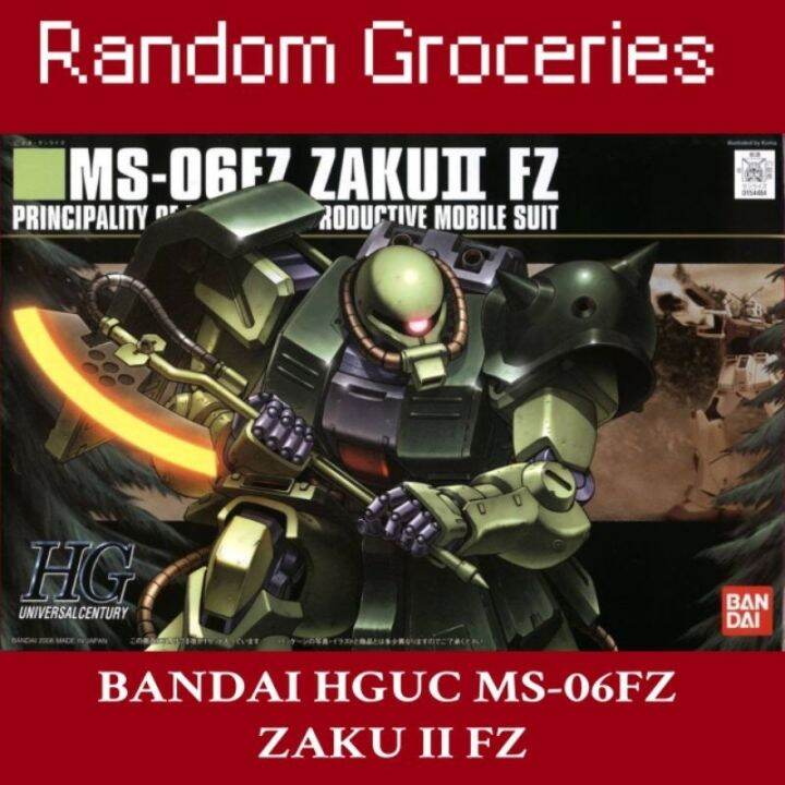 BANDAI HGUC MS-06FZ ZAKU II KAI 1/144 GUNDAM | Lazada