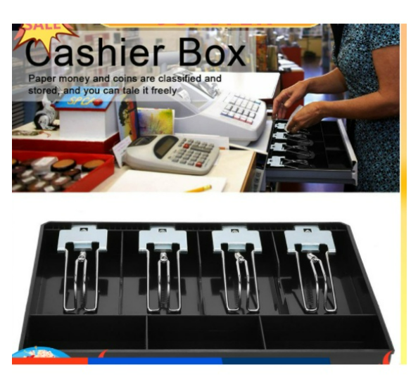 4-cell/5-cell supermarket cash box counter cash box drawer cash tray ...