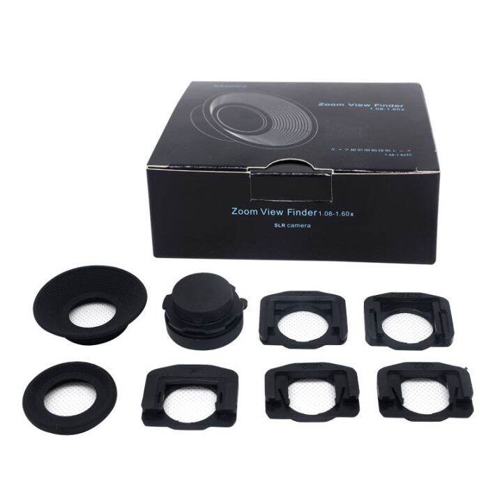 Mcoplus 1.08x-1.60x Zoom Viewfinder Eyepiece Eyecup Magnifier for Canon ...