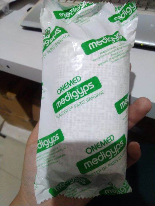 ONEMED gips gypsum medigyps perban roll 4 inch gipsum plaster of paris ...