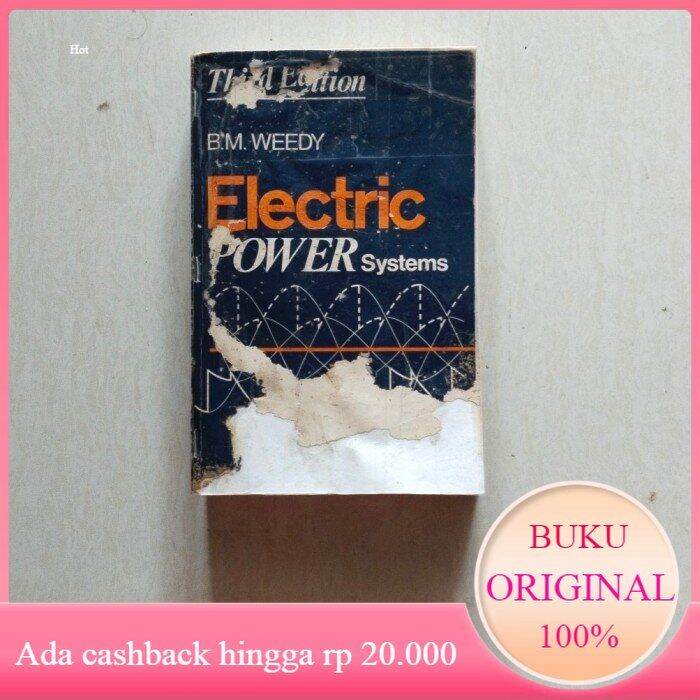 ELECTRIC POWER Systems BM Weedy Third Edition Original Bekas | Lazada ...