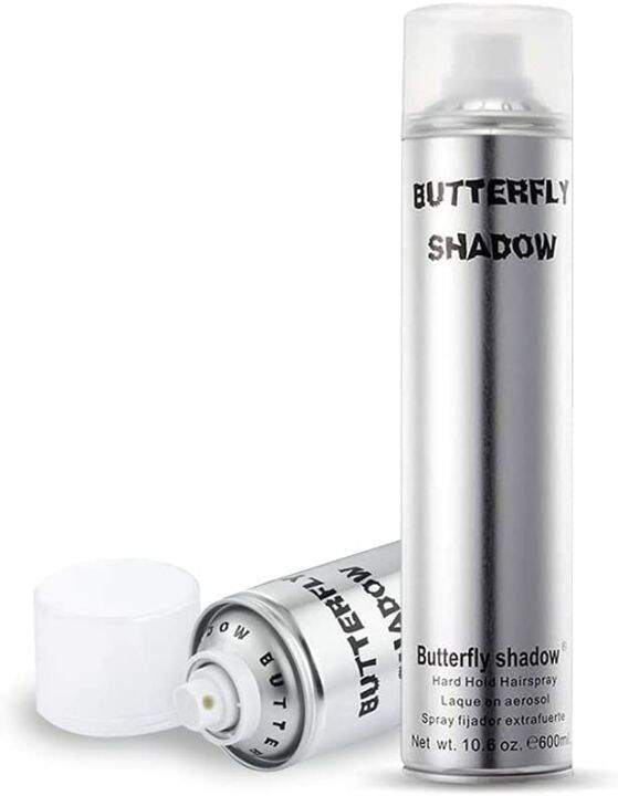 Butterfly Shadow Hard Hold Hairspray 600ml (Blasting Spray Gum/glue For ...