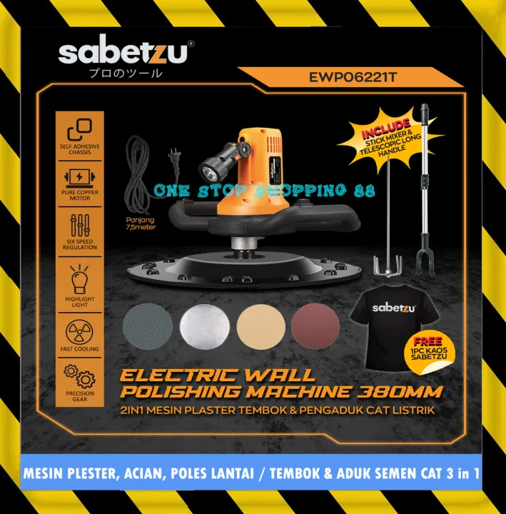 ALAT MESIN FINISHING PERATA PENGHALUS ACI ACIAN MIXER PLESTER PLASTER ...
