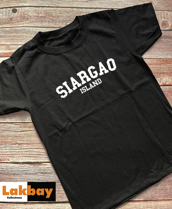 Siargao Island Varsity Style T-shirts. Souvenir Shirts | Lazada PH