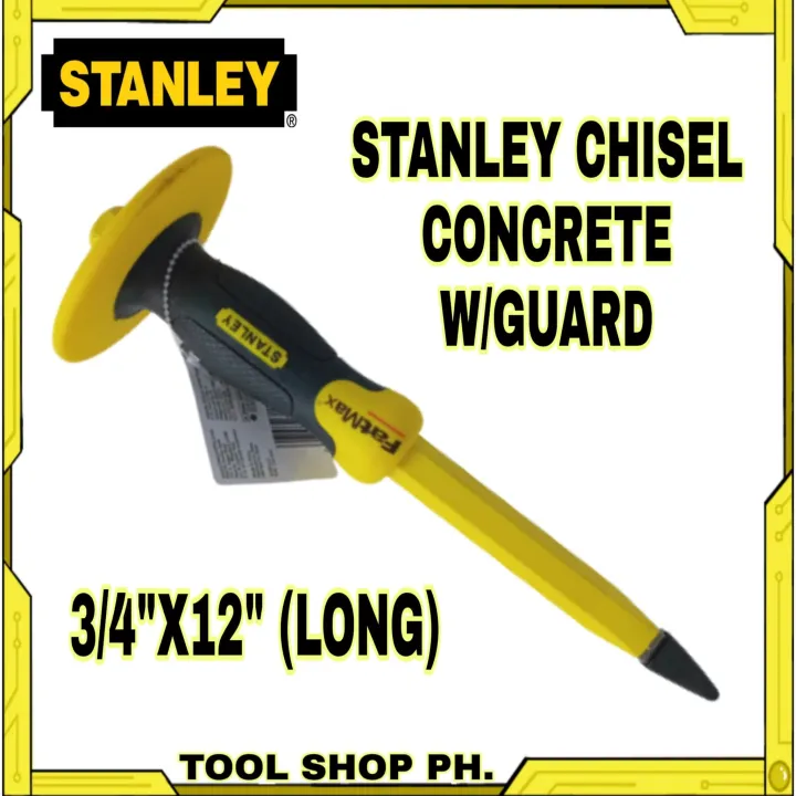 Stanley 3/4 IN X 12 IN FATMAX® CONCRETE CHISEL WITH GUARD 16-329 ...