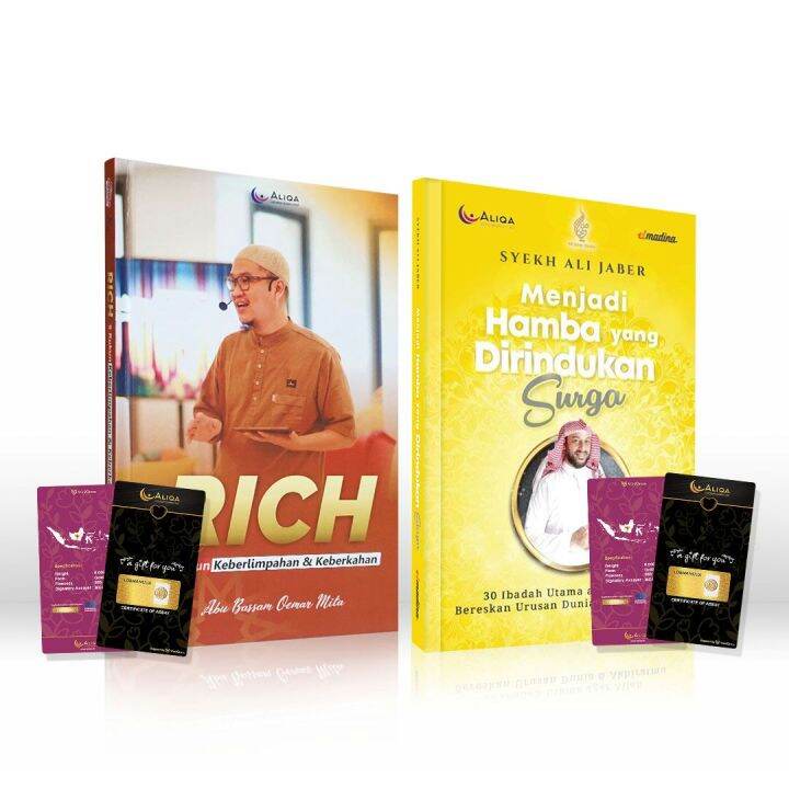 PAKET DUA DA'I (RICH - Buku Ustadz Oemar Mita & Menjadi Hamba Yang Dirindukan Surga - Syekh Ali ...