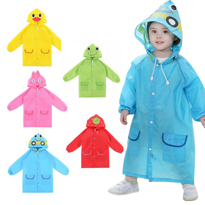 Children Cartoon Raincoat Cute Animal Funny Rain Coat Raining Rain Coat Kids Rainwear Waterproof ...