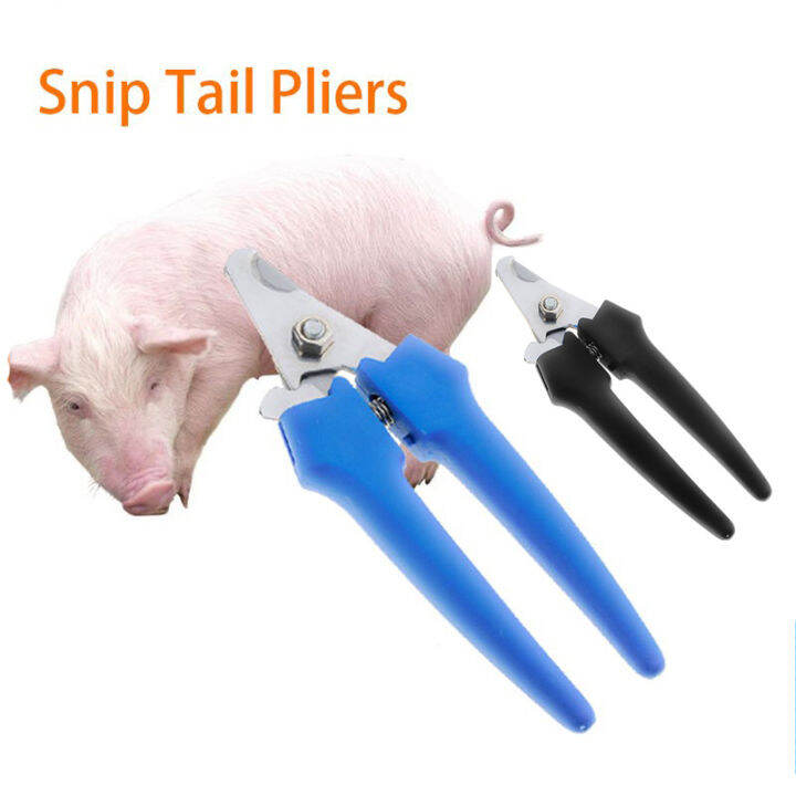 Livestock Tail Cut Pliers Piglet Tail Clippers Veterinary Equipment ...