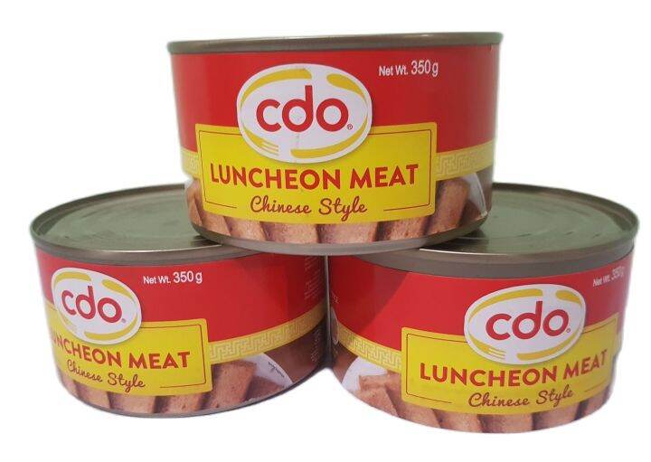 CDO Chinese Style Luncheon Meat (pack of 3 cans x 350 grams) | Lazada PH