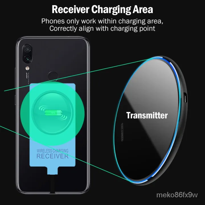 Charging for Xiaomi POCO X3 Pro X3 NFC Phone Wireless Charger with USB ...