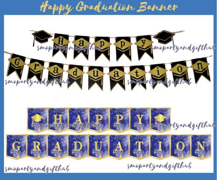 Happy Graduation Banner Party Decoration | Lazada PH