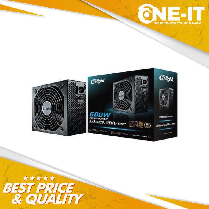 Power Supply / PSU Enlight 600W 80+ Black Silver | Lazada Indonesia