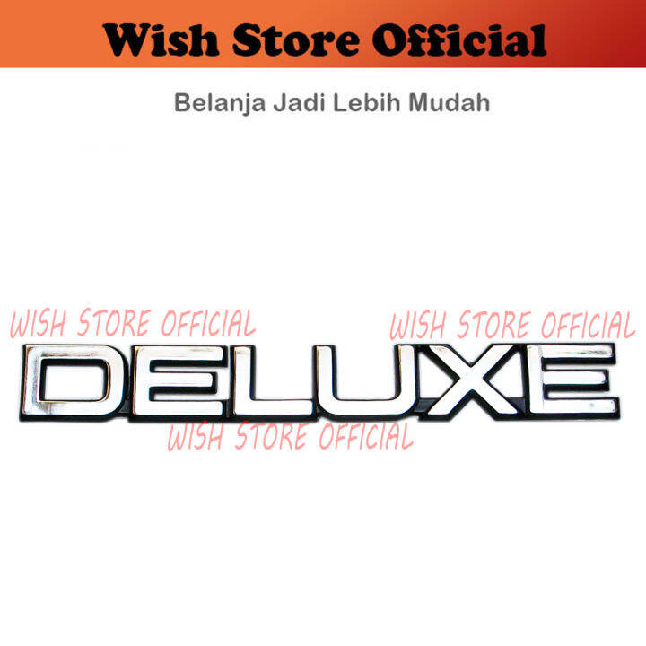 [PCS] Emblem / Car Logo / Sticker / Lambang Mobil Tulisan DELUXE untuk L300 L-300 | Lazada Indonesia