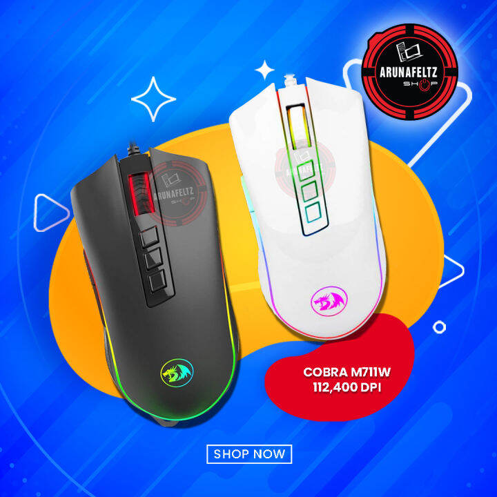REDRAGON COBRA M711 12,400 DPI MOUSE | Lazada PH