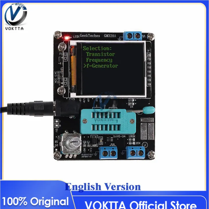 Original VOKTTA LCD GM328A GM328 Transistor Tester Diode Capacitance ...