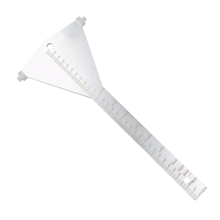 Homempire แบบพกพาจักรยาน Correction Gauge Scale Mark จักรยาน Centering ...