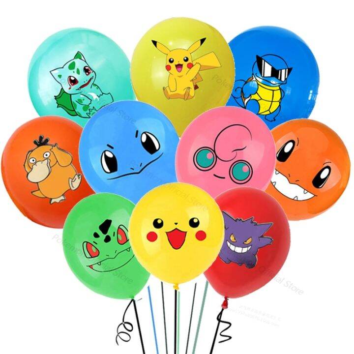 [Affordable variety of balloons] Pokemon Birthday Balloon Set ...