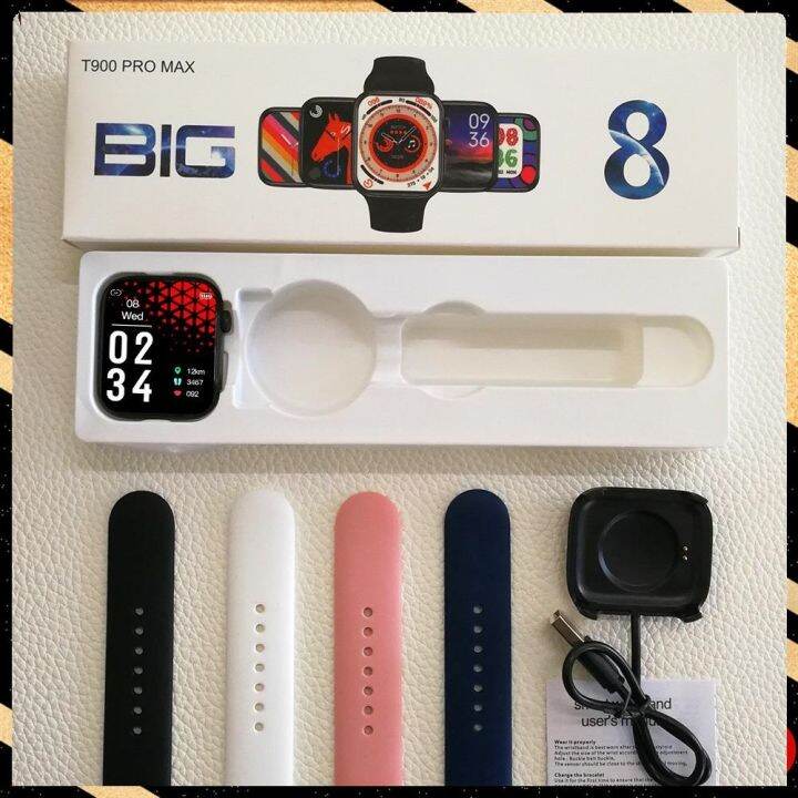【Ready Stock】Original T900 Pro Max Smart Watch Series 7 Series 8 ...