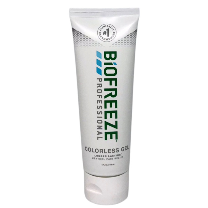 Biofreeze Professional Colorless Gel Longer Lasting Menthol Pain Relief ...