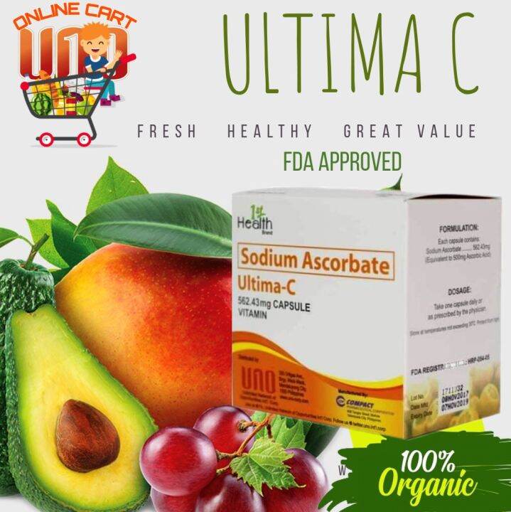 Ultima C (Sodium Ascorbate) 30 CAPSULE | VITAMINS NA PAMBATA AT ...