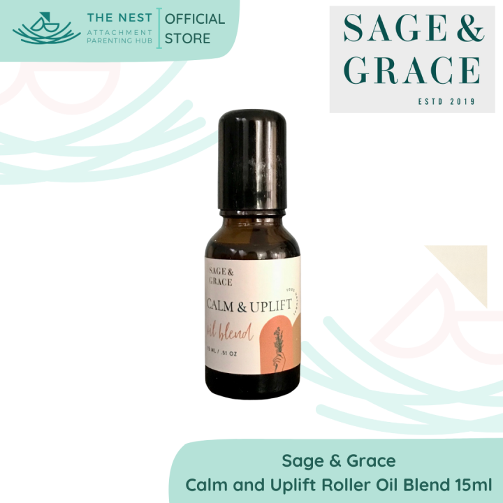 Sage & Grace Calm and Uplift Roller Oil Blend 15ml | Lazada PH