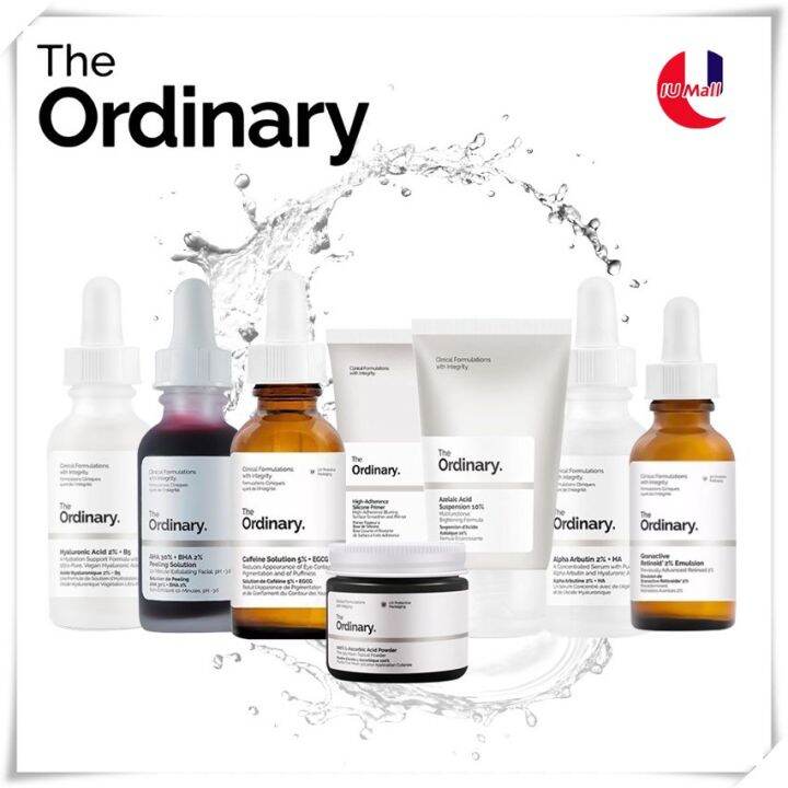 The Ordinary Products Retinol Azelaic Arbutin Glycolic Acid Lactic ...