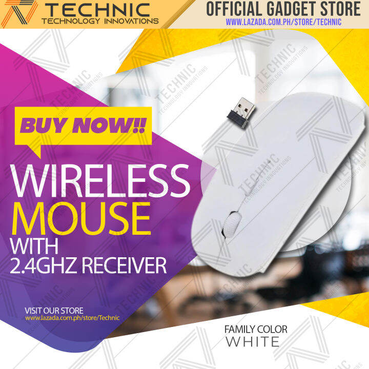 TechNic Wireless Mouse With 2.4 Ghz Receiver | Lazada PH