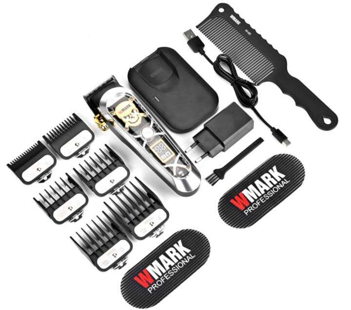 WMARK เครื่องตัดผมแบบ wireless charging WMARK NG-130 ใบมีดเซรามิค คมกริบ คละสี by Twosister shop ...