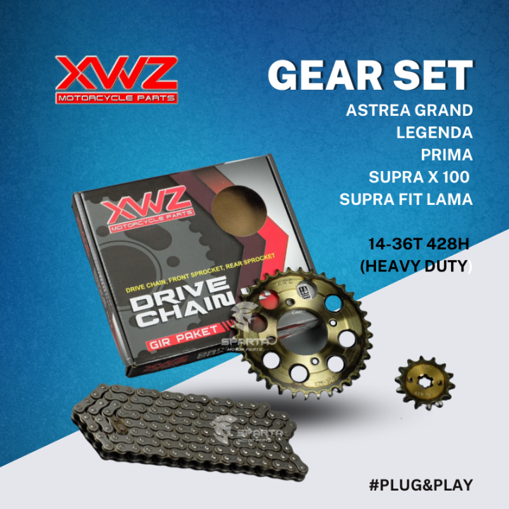 GEAR GIR SET GIR PAKET ASTREA GRAND IMPERSSA LEGENDA SUPRA FIT SUPRA X ...