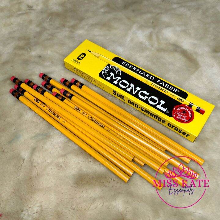 ONE DOZEN / 12 PIECES MONGOL PENCIL NO. 2 | Lazada PH