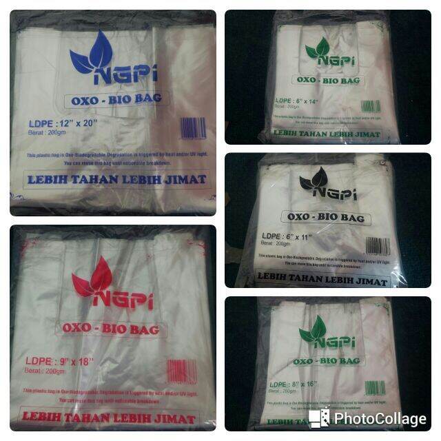 [LB] 200G LDPE BEG PLASTIK JERNIH BERTANGKAI / PLASTIC BAG TRANSPARENT ...