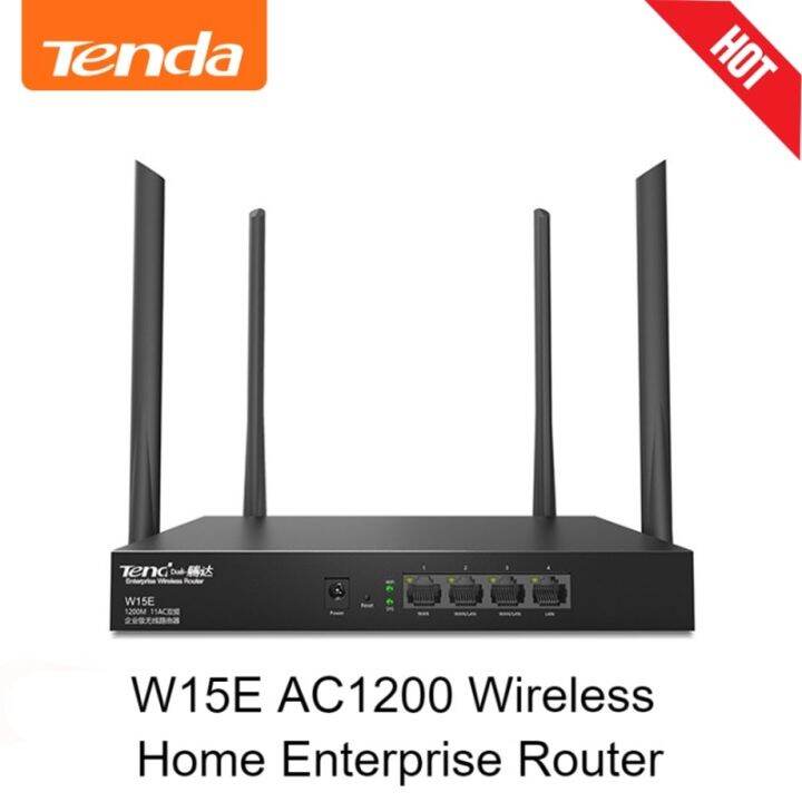 Tenda W15E Enterprise AC1200 Wireless Wifi Router Hotspot 2.4G 5Ghz Wi-Fi Repeater Wi-Fi Роутер ...