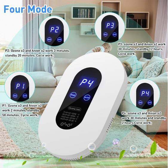 Air Purifier Home Terilization Negative Ions Ozone Disinfectant Machine Air Sterilizer for ...