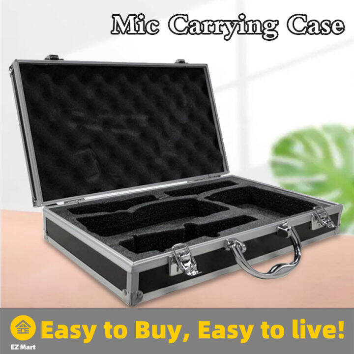 【Fast Shipping】 Wireless Microphone Carrying Case Hard Shell Instrument ...