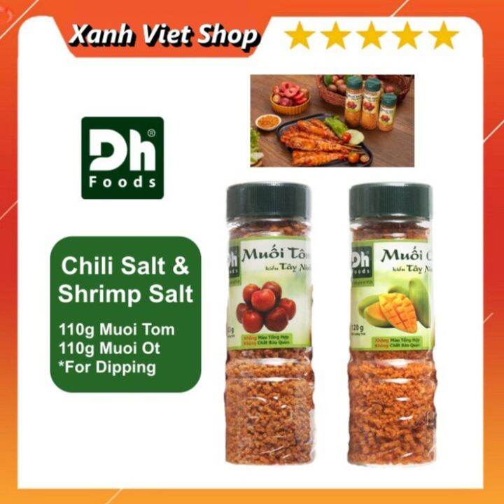 Shrimp Salt/Chili Salt For Dipping 110g Muoi Ot Tay Ninh/Muoi Tom Tay ...