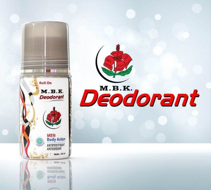 MBK deodorant roll on 40ml HITAM - MEN | Lazada Indonesia