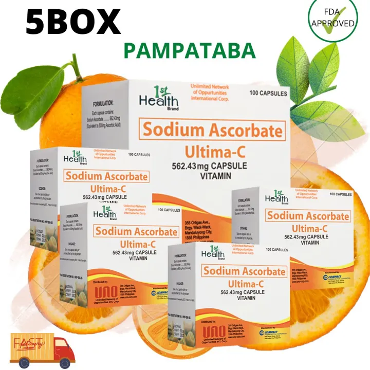Pampataba na Vitamins ULTIMA C VitaminsPampataba 5BOX 500Capsules of ...