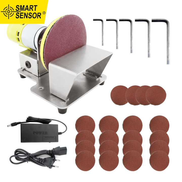 Smart Sensor Electric Rotary Polisher Table Disc Sander with 7 Variable ...
