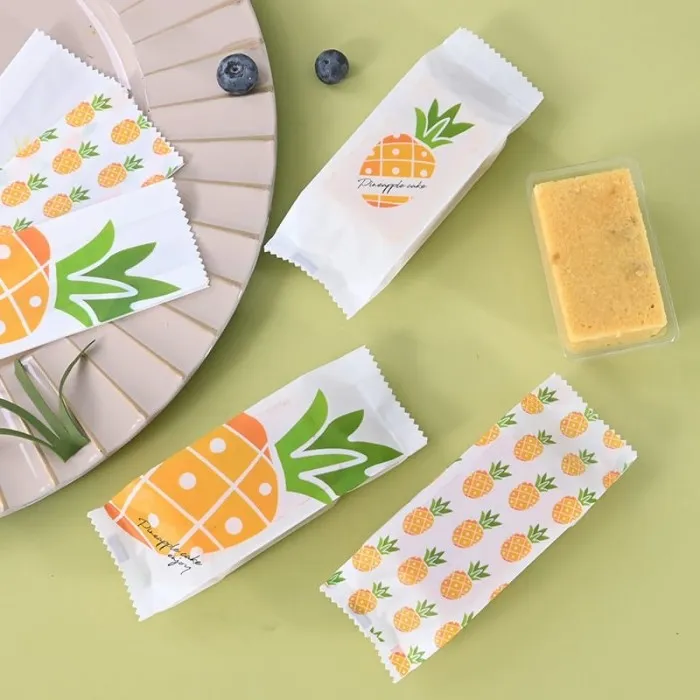 100PCS PLASTIK SEALER NASTAR TAIWAN COOKIES KEMASAN KUE NANAS NT-02 ...