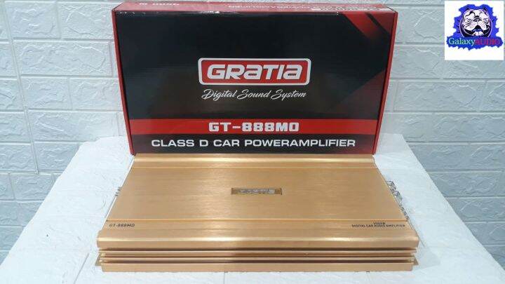 พาเวอร์แอมป์ คลาสดี GT-888MO 4500W แบนกาเทีย วัตรเต็มๆล้นๆไส้แน่นๆ เพาเวอร์ขับซับ เครื่องเสียง ...