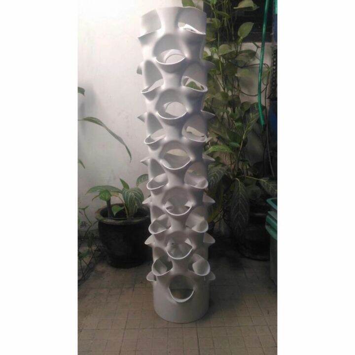 POT TANAMAN VERTIKAL VERTIKULTUR TANAM BAWANG 8 INCH 48 LUBANG BESAR ...
