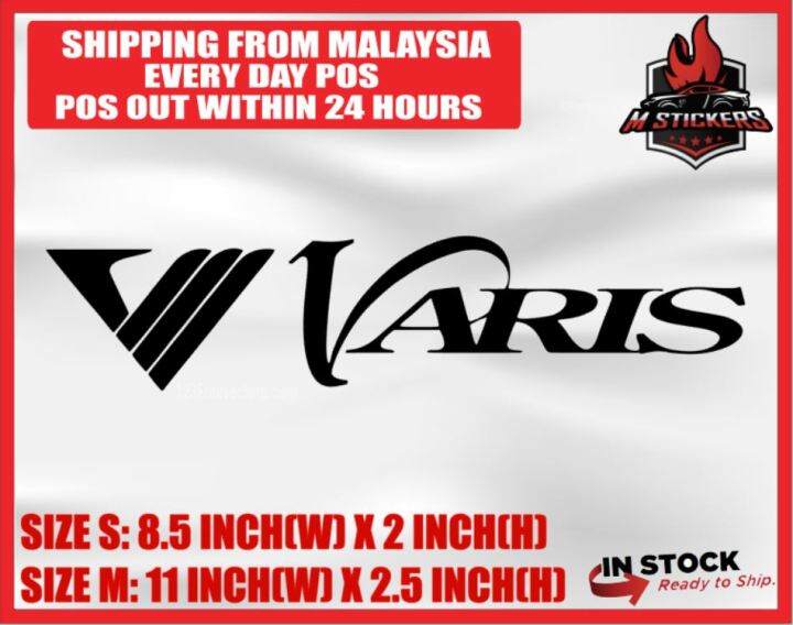 VARIS LOGO CAR STICKER MYVI LANCER EVOLUTION AXIA WIRA HONDA CIVIC CITY ...
