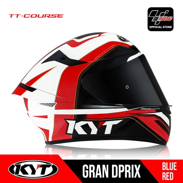 KYT TTC GRAND PRIX RED BLUE | Lazada PH