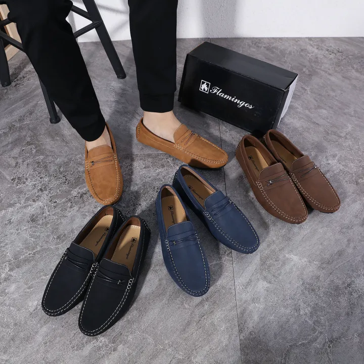 MEN'S LEATHER LOAFER TOPSIDER SHOES 701 | Lazada PH