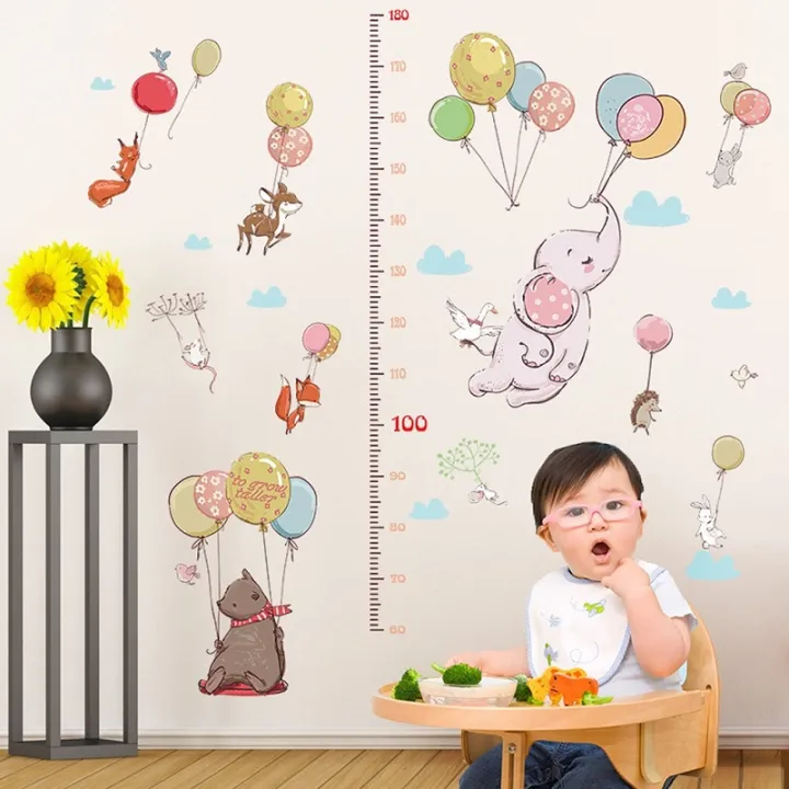 Kids Height Measure Wall Stickers DIY Mural Nursery Home Decals Art ...