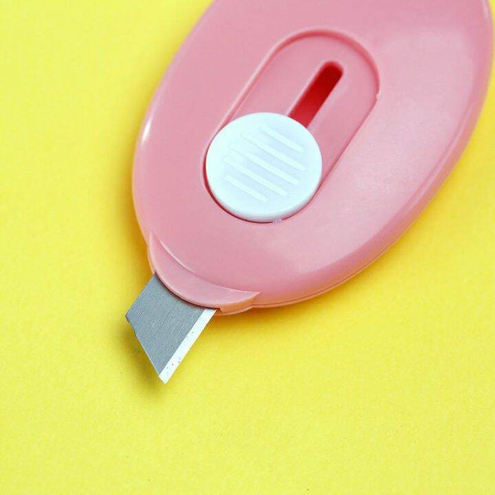 Mini Small Cute Steel Cutter Knife blade pisau kecil MINI PAPER CUTTER ...