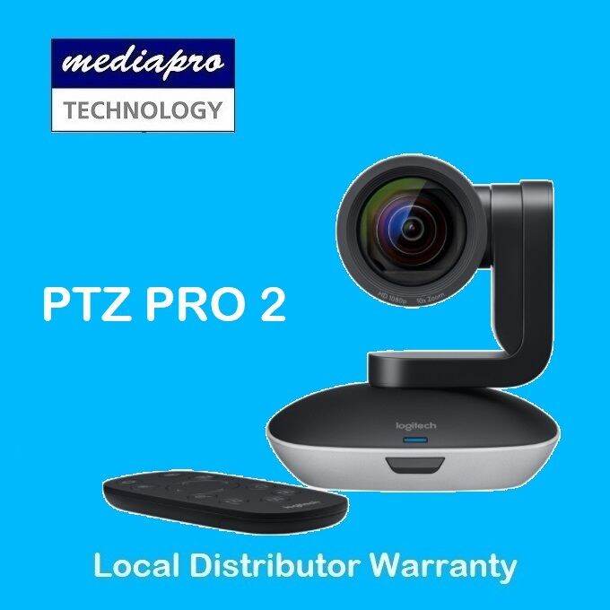 LOGITECH PTZ PRO 2 HD 1080P Camera with Enhanced Pan/Tilt Zoom High ...