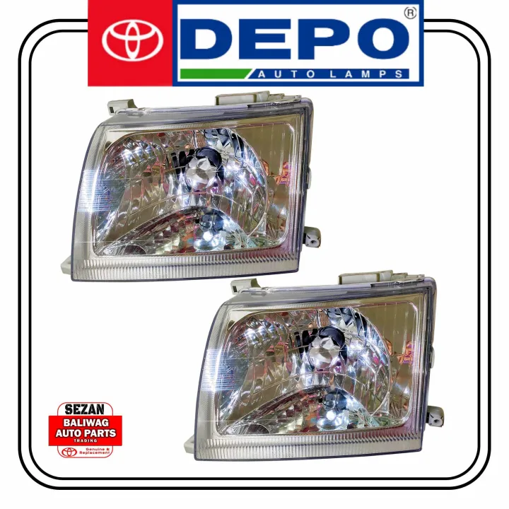 DEPO HEAD LIGHT SET TOYOTA REVO 2000-2003 215-1185 | Lazada PH