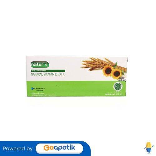 Natur-E Natural Vitamin E 100 Iu Box 32 Kapsul | Lazada Indonesia